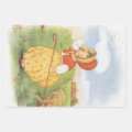Vintage Little Bo Peep Mother Goose Nursery Rhyme Wrapping Paper Sheets ...