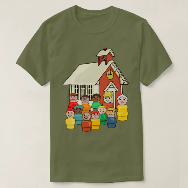 Vintage Little People School Photo T-Shirt | Zazzle