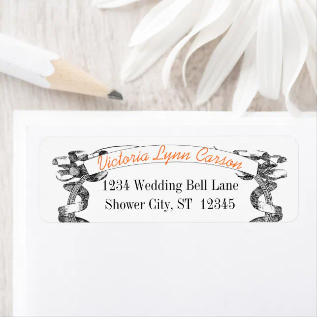 Vintage Living Coral Distressed Label | Zazzle