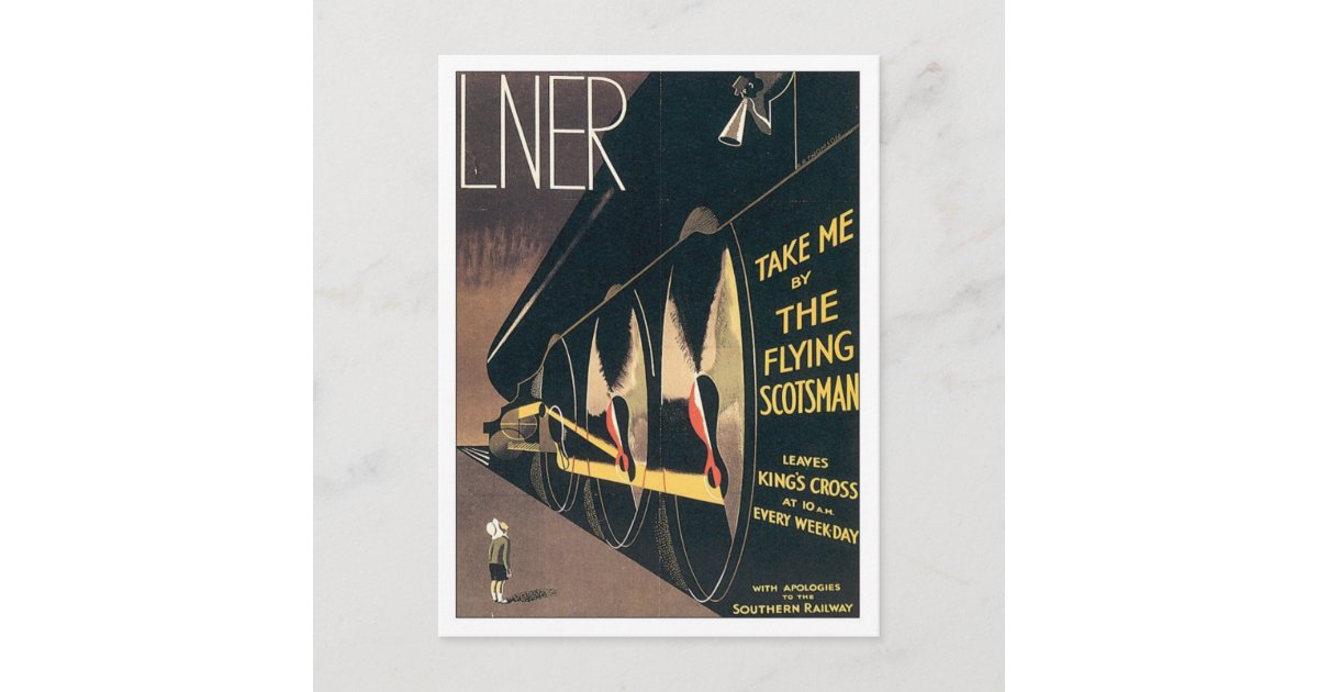 Vintage LNER Railway Postcard | Zazzle