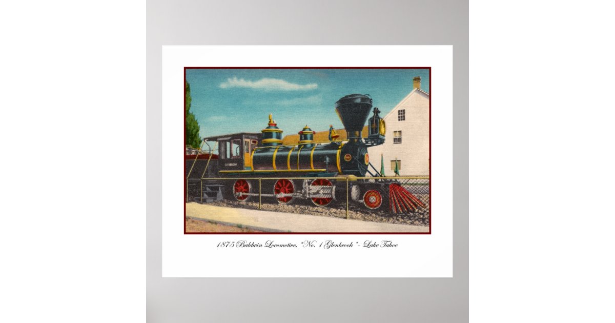 Vintage Locomotive Poster | Zazzle