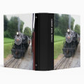 Vintage Locomotive Railroad Train Binder | Zazzle