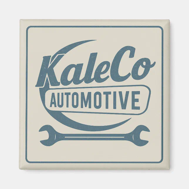 Vintage Logo Magnet | Zazzle