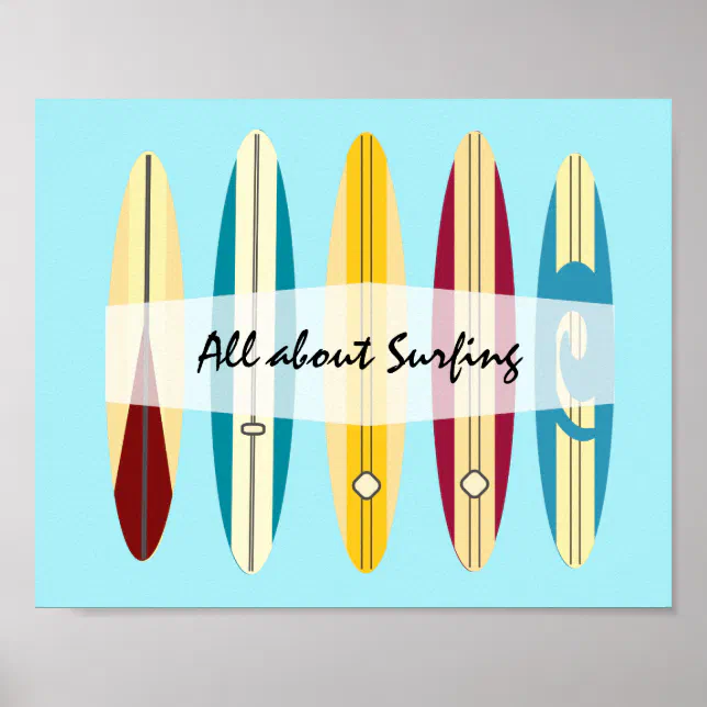 Vintage Longboards Poster | Zazzle