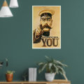 Vintage Lord Kitchener Poster Print | Zazzle