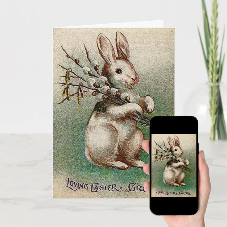 Vintage Loving Easter Greeting Card | Zazzle