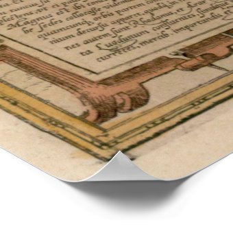 Vintage Lyon France Map (1572) Poster | Zazzle