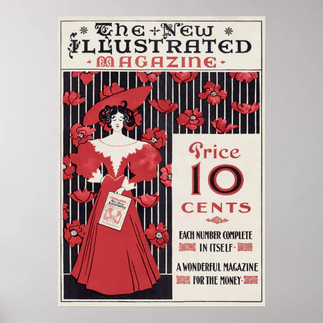 Vintage Magazine Ad Poster | Zazzle
