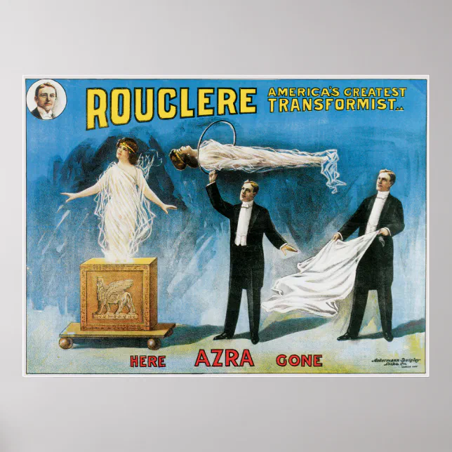 Vintage Magic Poster Art | Zazzle