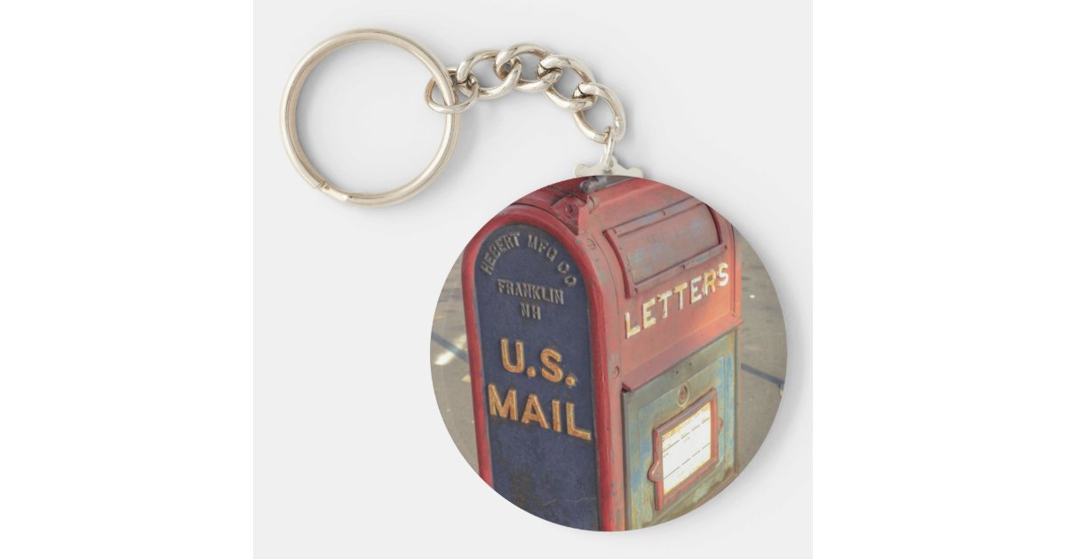 Vintage Mailbox Keychain | Zazzle.com