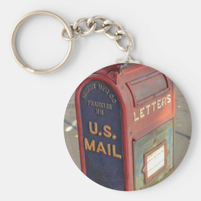 Vintage Mailbox Keychain | Zazzle.com
