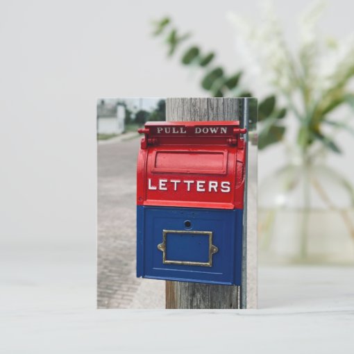 Vintage Mailbox Postcard | Zazzle