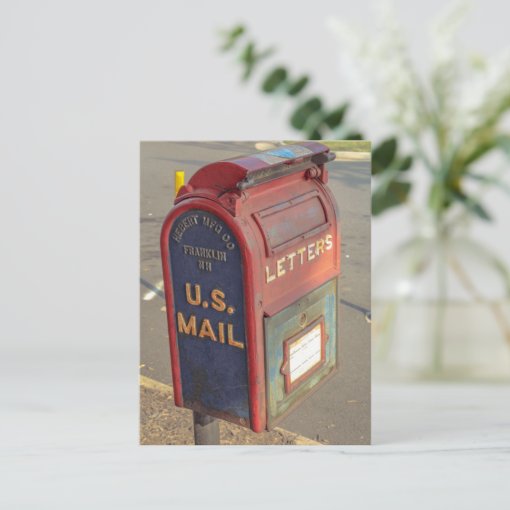 Vintage Mailbox Postcard | Zazzle