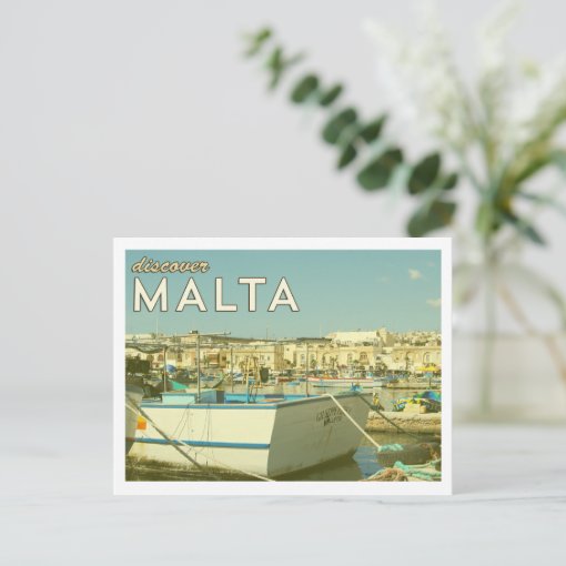 Vintage Malta Postcard | Zazzle