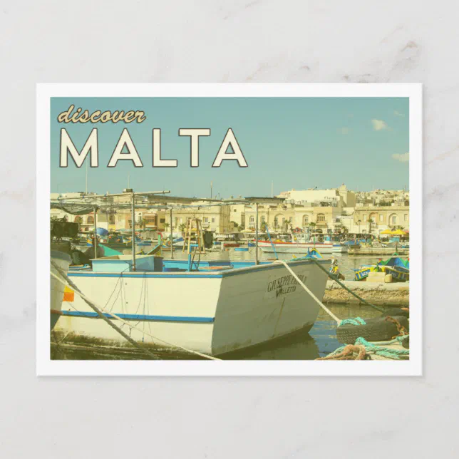 Vintage Malta Postcard | Zazzle