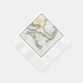 Vintage Map Cape Cod, Nantucket Martha's Vineyard Napkins | Zazzle