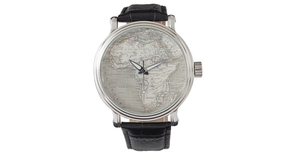 Vintage Map of Africa watch | Zazzle