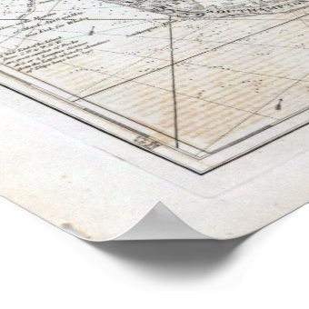 Vintage Map of Bermuda Poster | Zazzle