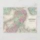 Vintage Map of Boston Harbor (1857) Postcard | Zazzle