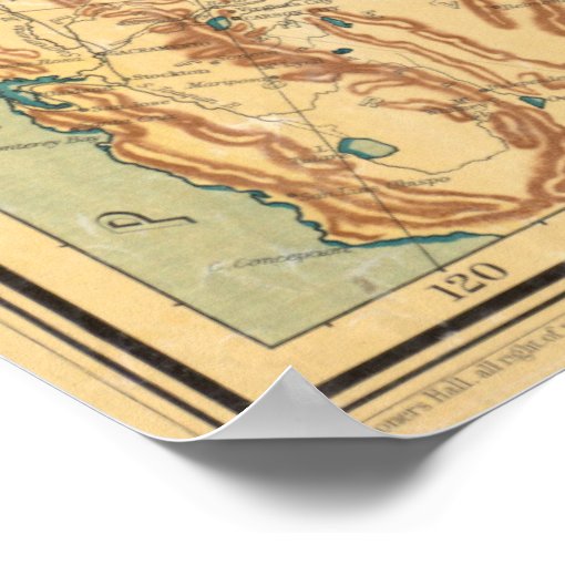 Vintage Map of Canada (1898) Poster | Zazzle