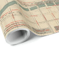 Vintage Map of Chicago Illinois (1889) Wrapping Paper | Zazzle
