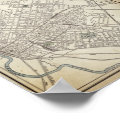 Vintage map of Dallas, TX (1890) Poster | Zazzle