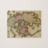 Vintage Map of Denmark (1831) Jigsaw Puzzle | Zazzle