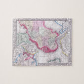 Vintage Map of Downtown Boston (1864) Jigsaw Puzzle | Zazzle