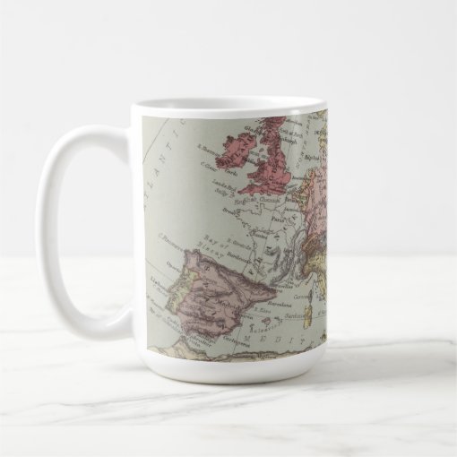 Vintage Map of Europe Coffee Mug | Zazzle