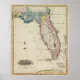 Vintage Map of Florida (1823) Poster | Zazzle