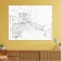 Vintage Map of Houston (1920) Canvas Print | Zazzle