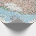 Vintage Map of Iceland Wrapping Paper | Zazzle
