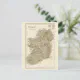 Vintage Map of Ireland 1862 Postcard | Zazzle