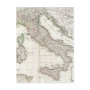 Vintage Map of Italy (1770) Postcard | Zazzle