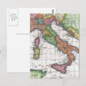 Vintage Map of Italy (1780) Postcard | Zazzle