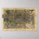 Vintage Map of London England (1860) Poster | Zazzle