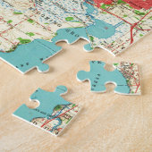 Vintage Map of Madison Wisconsin (1959) Jigsaw Puzzle | Zazzle