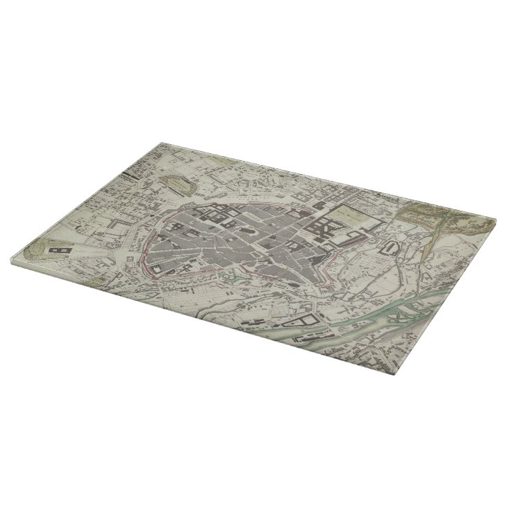 Vintage Map of Munich Germany (1832) Cutting Board | Zazzle