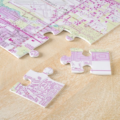 Vintage Map of Naples Florida (1958) Jigsaw Puzzle | Zazzle