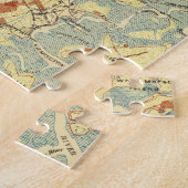 Vintage Map of Savannah Georgia (1942) Jigsaw Puzzle | Zazzle