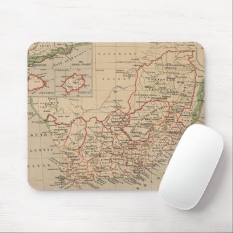 Vintage Map of South Africa (1880) Mouse Pad | Zazzle