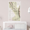 Vintage Map of Sparta Greece (1783) Poster | Zazzle