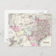 Vintage Map of Texas (1855) Postcard | Zazzle