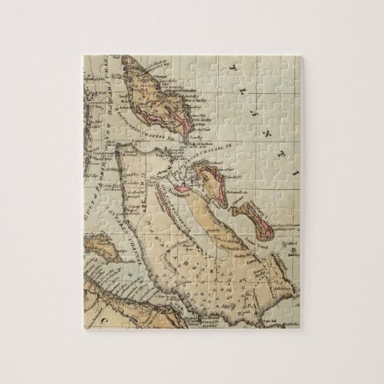 Vintage Map of The Bahamas (1823) Jigsaw Puzzle | Zazzle.com