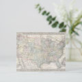 Vintage Map of the United States Scrapbook Paper | Zazzle
