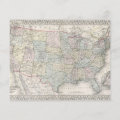 Vintage Map of the United States Scrapbook Paper | Zazzle