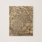 Vintage Map of The Washington DC Area (1865) Jigsaw Puzzle | Zazzle