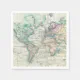 Vintage Map of The World (1801) Paper Napkins | Zazzle