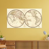Vintage Map of The World (1820) Canvas Print | Zazzle