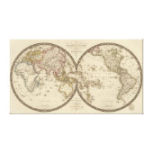 Vintage Map of The World (1820) Canvas Print | Zazzle